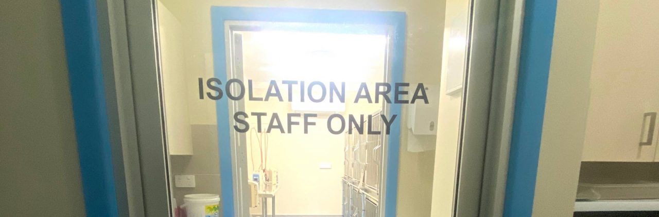 Isolation ward for treatment of parvovirus. | Whyalla Veterinary Clinic