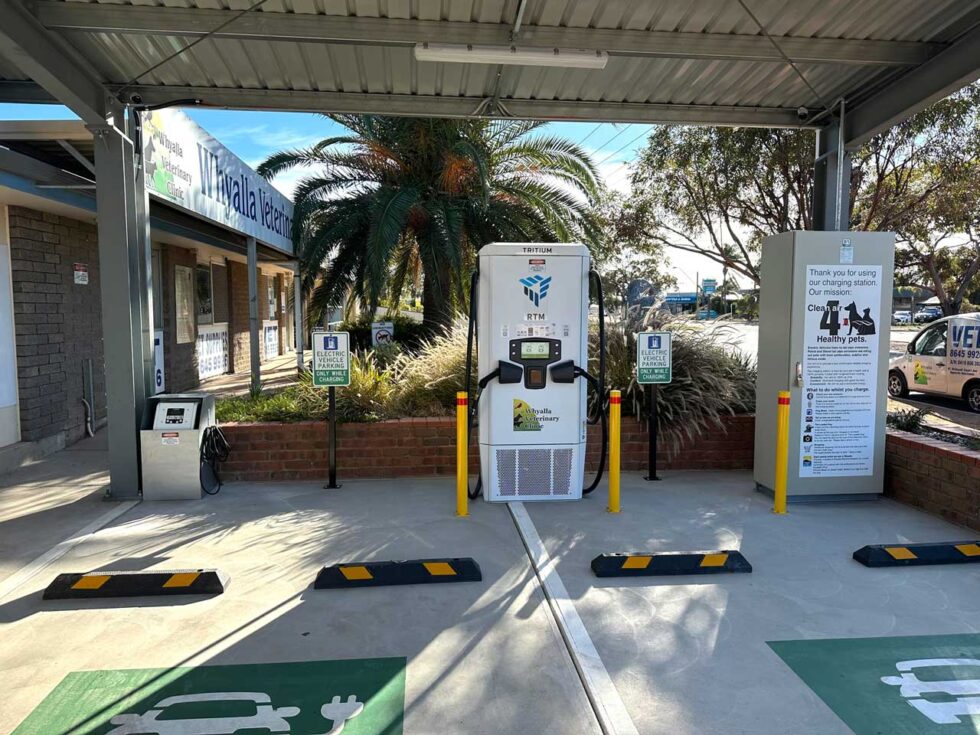 A mirage in the outback? The DC fast-charger owned by the local ...